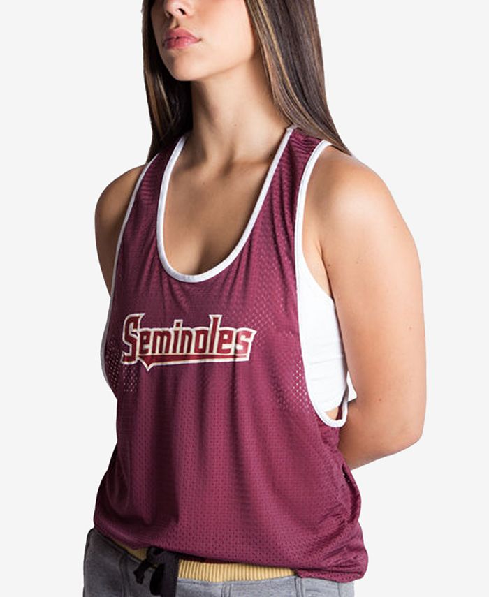 nuyu Women's Florida State Seminoles Mesh Tank Bralette - Macy's
