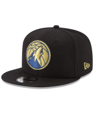 New Era Minnesota Timberwolves Gold on Team 9FIFTY Snapback Cap - Macy's