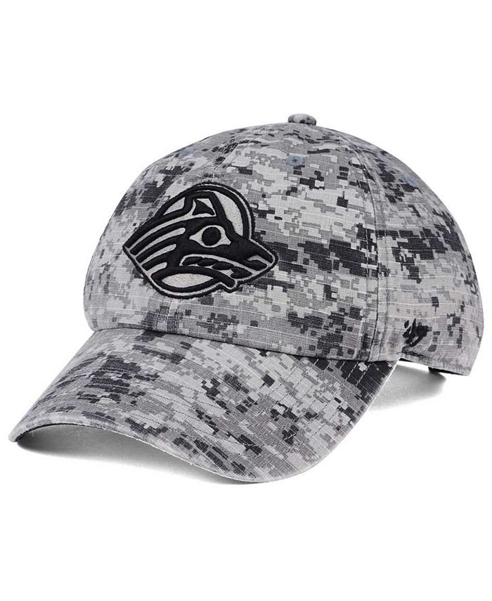 '47 Brand Alaska Anchorage Seawolves Operation Hat Trick Camo Nilan Cap ...