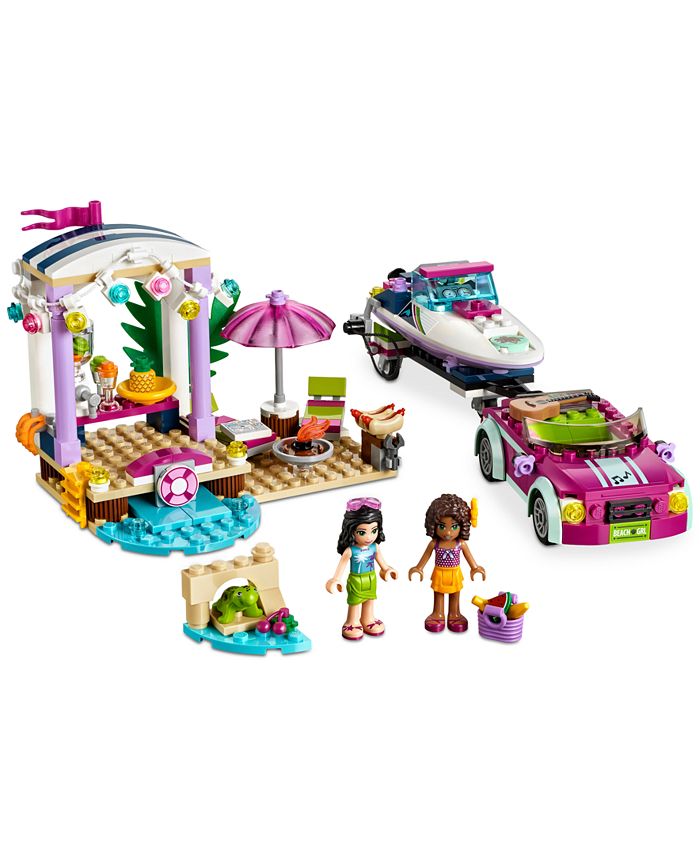 LEGO® 309-Pc. Friends Andrea's Speedboat Transporter 41316 - Macy's