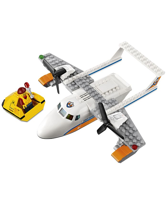 LEGO® City 141-Pc. Sea Rescue Plane Set 60164 - Macy's