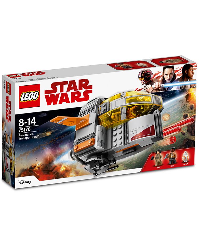 LEGO® 294-Pc. Star Wars Resistance Transport Pod™ 75176 - Macy's