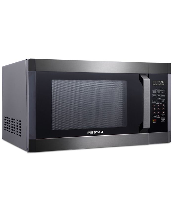 Farberware 1300-Watt Smart Sensor Inverter Precision Cooking Microwave ...