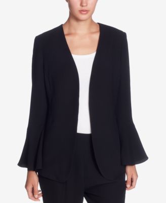 Catherine Catherine Malandrino Bell-Sleeve Open Blazer - Macy's
