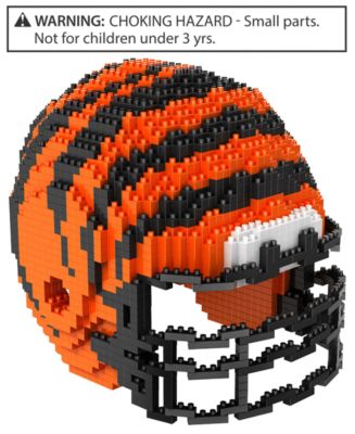 Forever Collectibles Cincinnati Bengals BRXLZ 3D Helmet Puzzle - Macy's