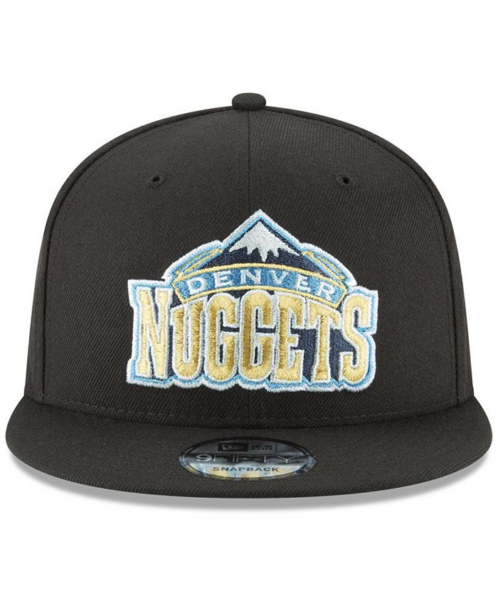 New Era Denver Nuggets Team Metallic 9FIFTY Snapback Cap - Macy's