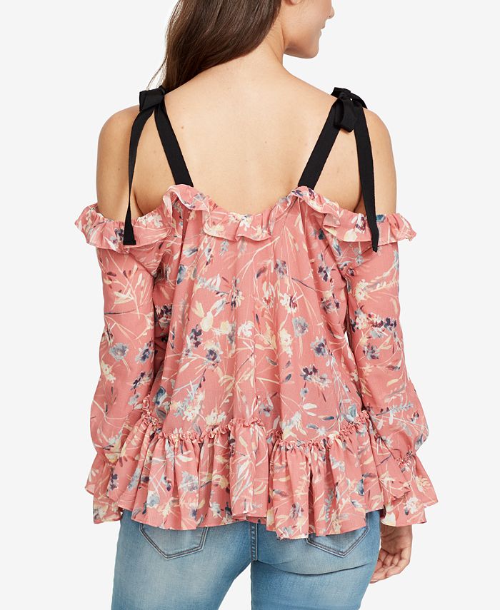 WILLIAM RAST Fabiana Convertible Peplum Top - Macy's