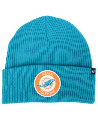'47 Brand Miami Dolphins Ice Block Cuff Knit Hat - Macy's
