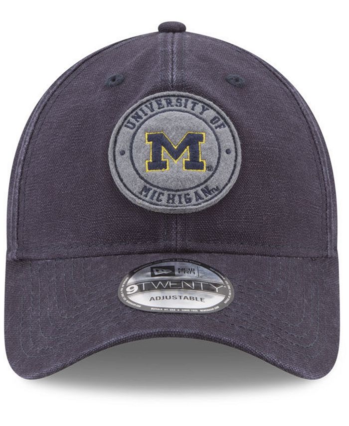 New Era Michigan Wolverines Varsity Patch 9TWENTY Cap - Macy's