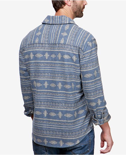 Lucky Brand Men's Aztec Flannel Shirt & Reviews - Casual Button-Down ...