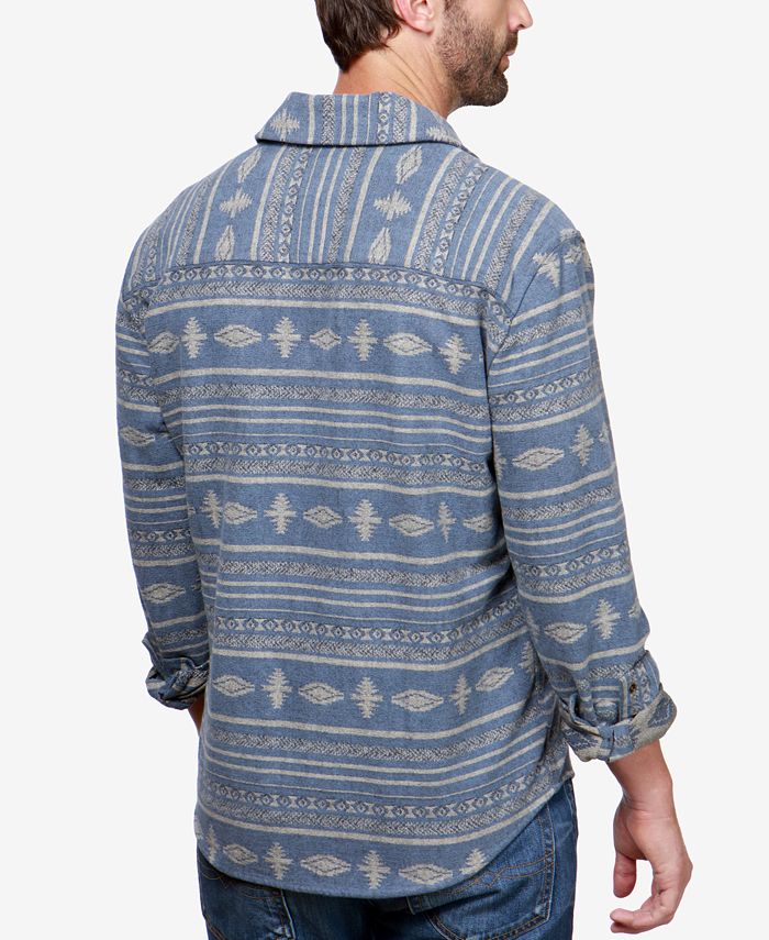 Lucky Brand Men's Aztec Flannel Shirt - Macy's