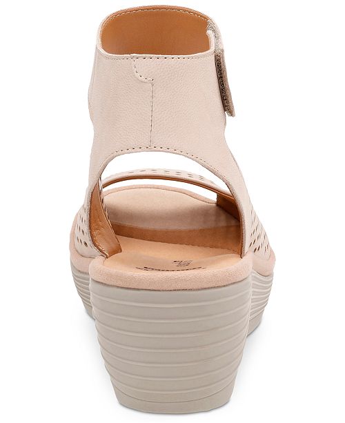 Clarks Collection Women's Reedly Salene Wedge Sandals - Sandals & Flip ...
