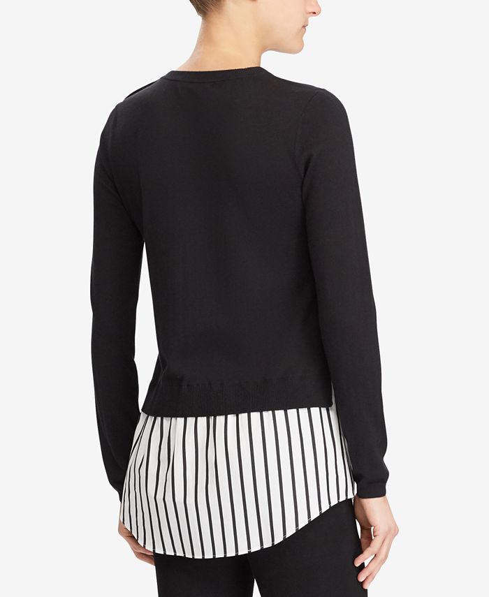 Lauren Ralph Lauren Layered-Look Sweater - Macy's