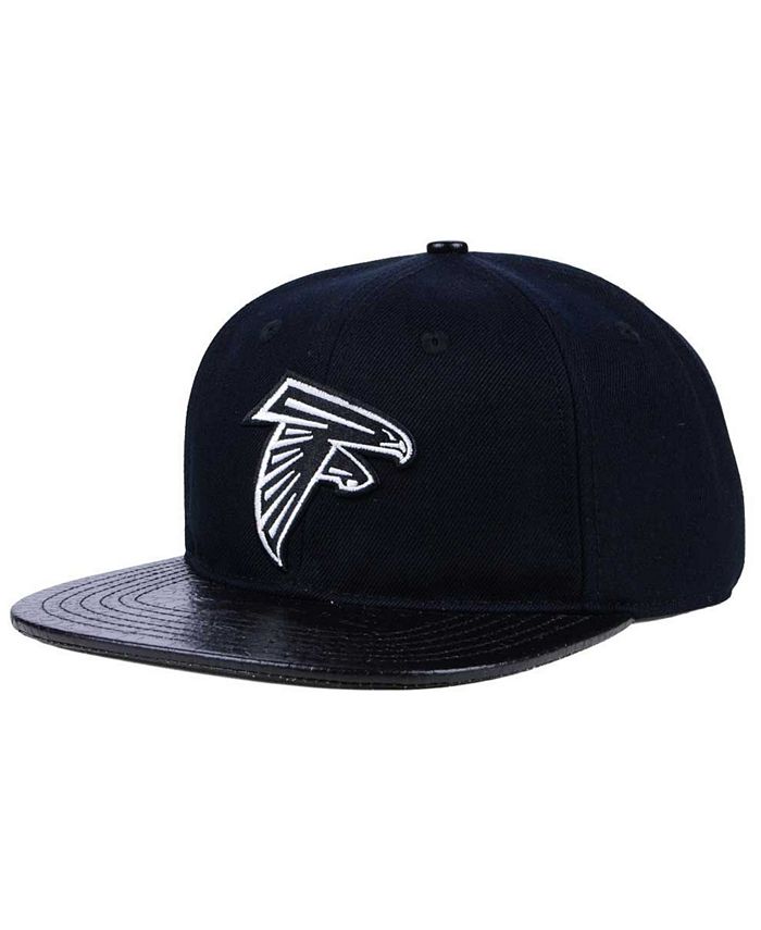 Pro Standard Atlanta Falcons Black and White Strapback Cap - Macy's