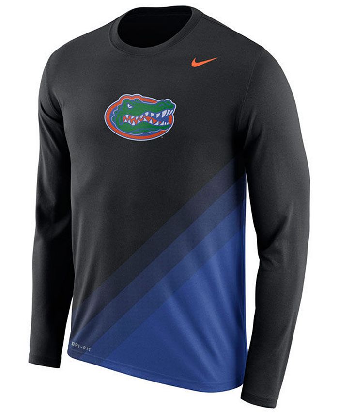 Nike Men's Florida Gators Legend Sideline Long Sleeve T-Shirt - Macy's
