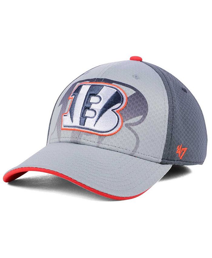 '47 Brand Cincinnati Bengals Greyscale Contender Flex Cap - Macy's