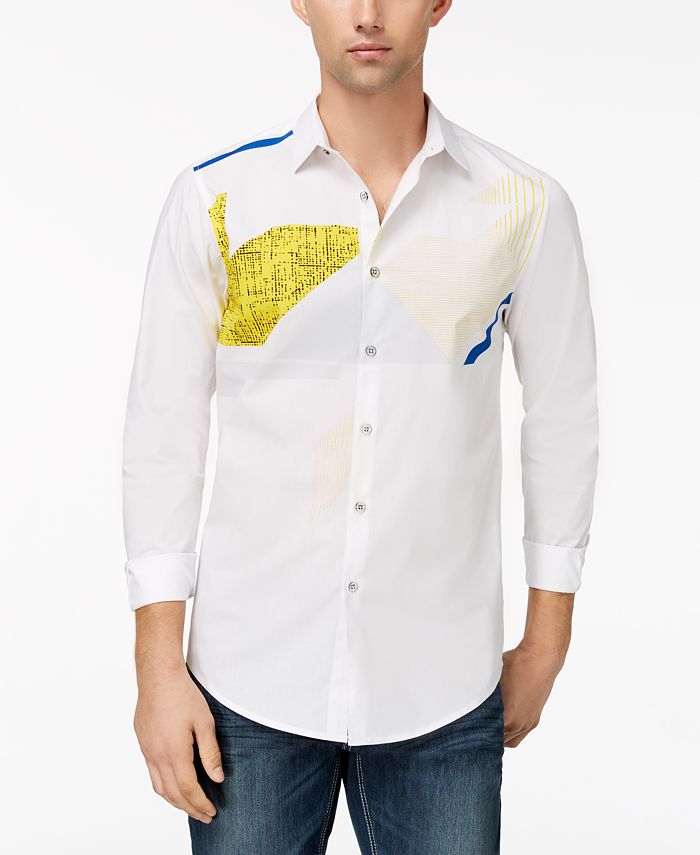 INC International Concepts I.N.C. Men's Printed Shirt, Created for Macy ...