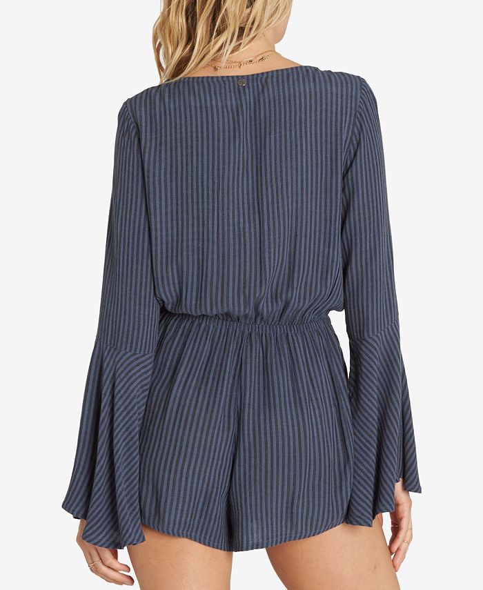 Billabong Juniors' Sittin' Pretty Striped Romper - Macy's