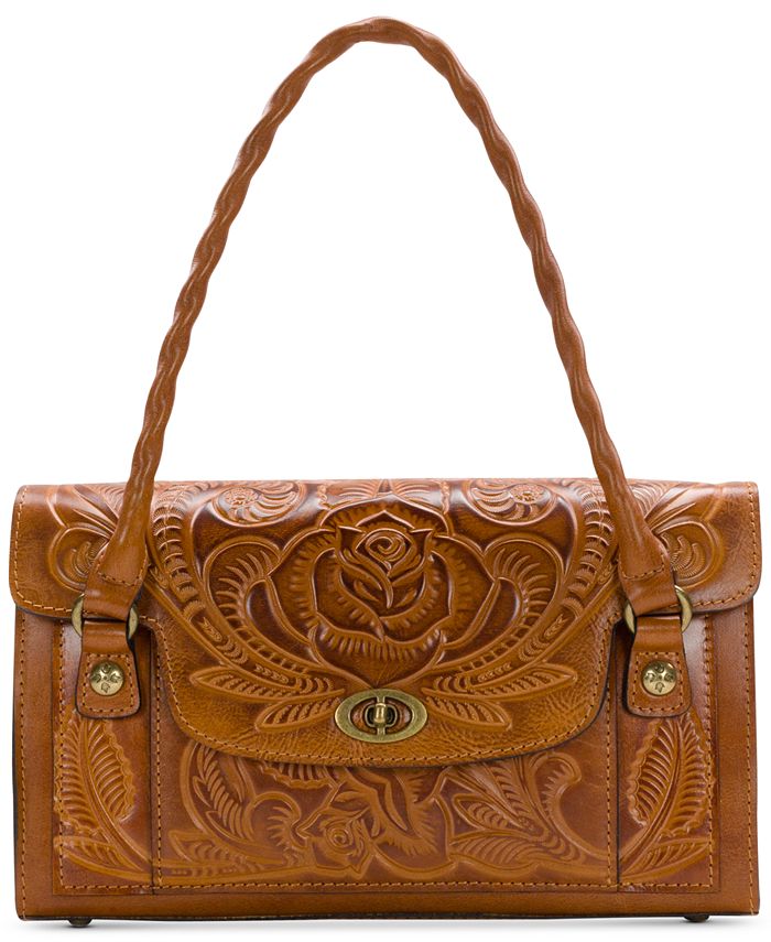 Patricia Nash Burnished Tooled Sanabria Medium Shoulder Bag - Macy's
