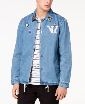 American Rag Men's Pin & Patch Jacket, Created for Macy's - Macy's