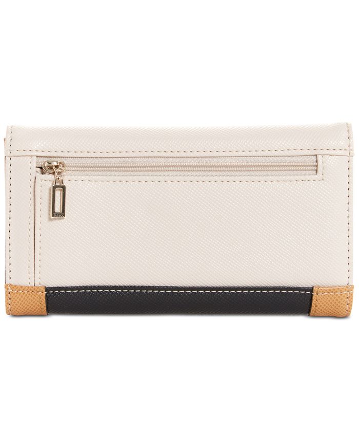 GUESS Huntley Slim Wristlet Wallet - Macy's