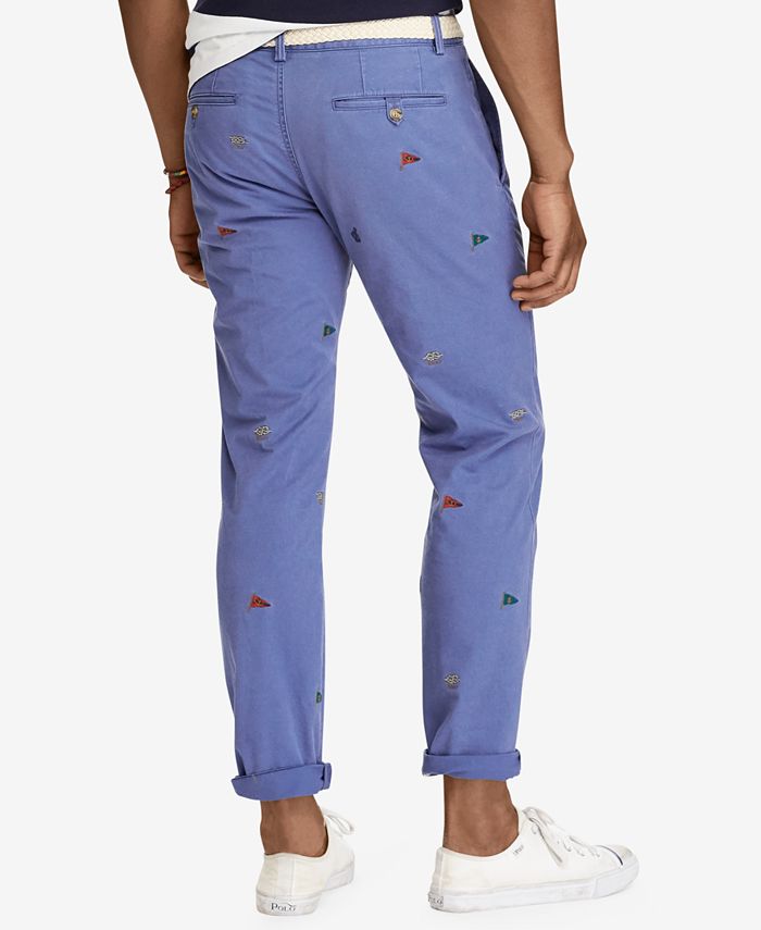 Polo Ralph Lauren Men's Big & Tall Stretch Classic Fit Chino Pants - Macy's