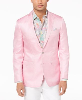 Tallia Orange Men's Modern-Fit Pink Dot Dinner Jacket - Macy's