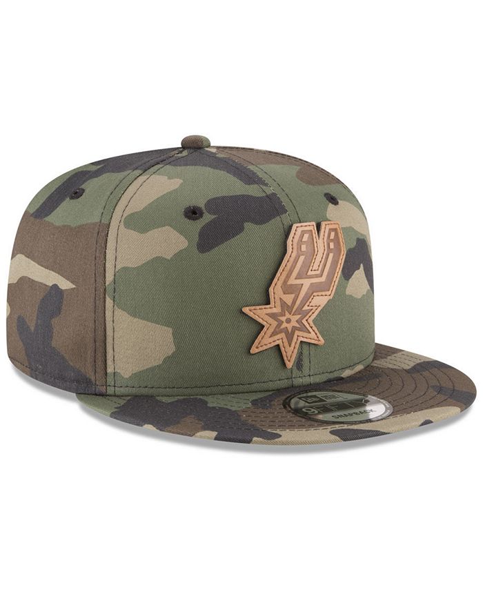 New Era San Antonio Spurs Camo 9FIFTY Snapback Cap - Macy's