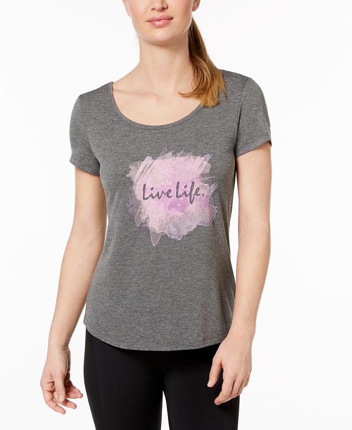 Ideology Live Life Graphic T Shirt Created For Macys Macys