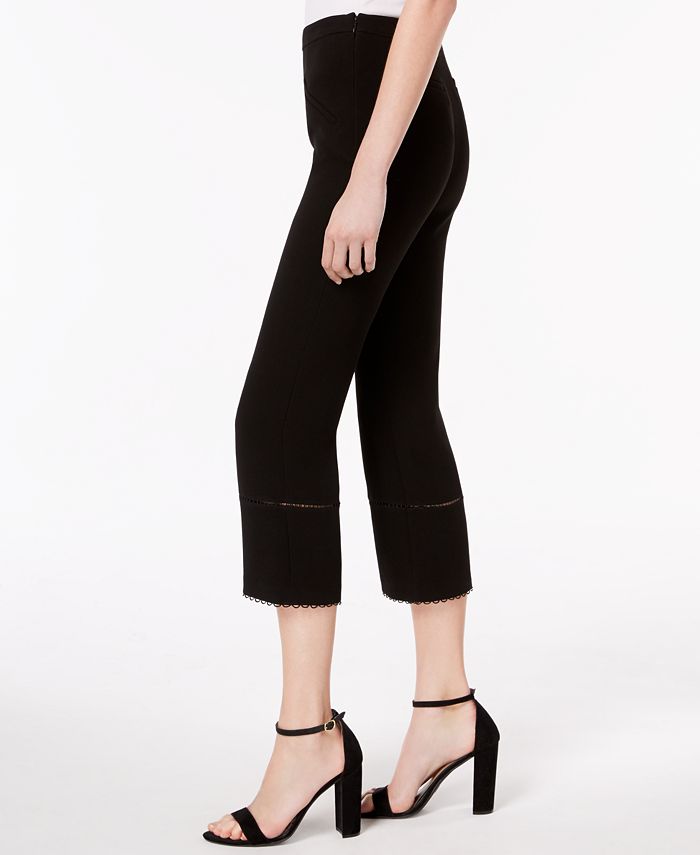 Rachel Zoe Michelle Cropped Straight-Leg Pants - Macy's