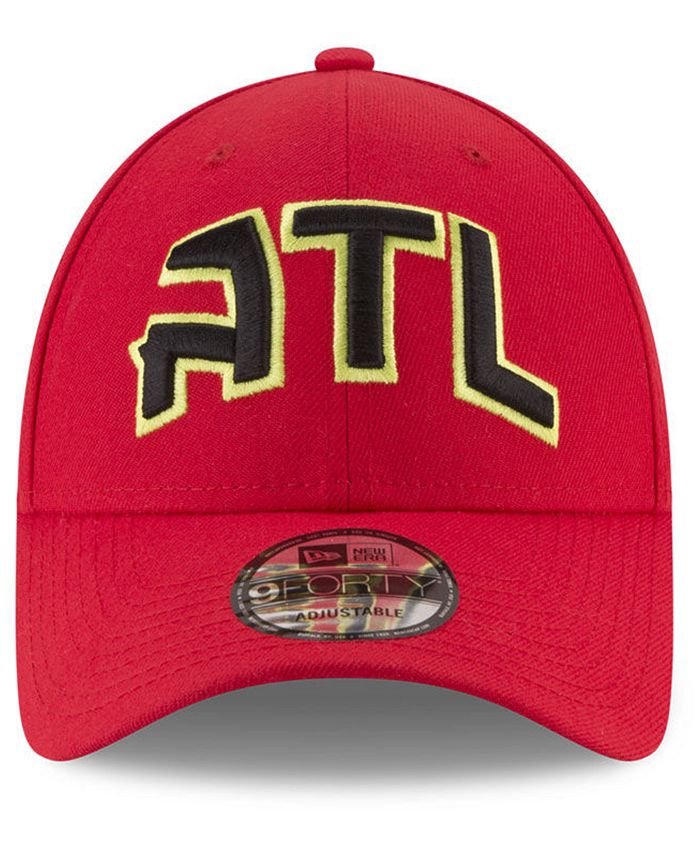 New Era Atlanta Hawks Statement Jersey Hook 9FORTY Cap - Macy's
