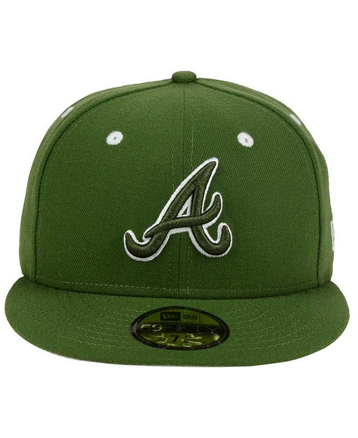 New Era Atlanta Braves Pantone Collection 59FIFTY Fitted Cap - Macy's