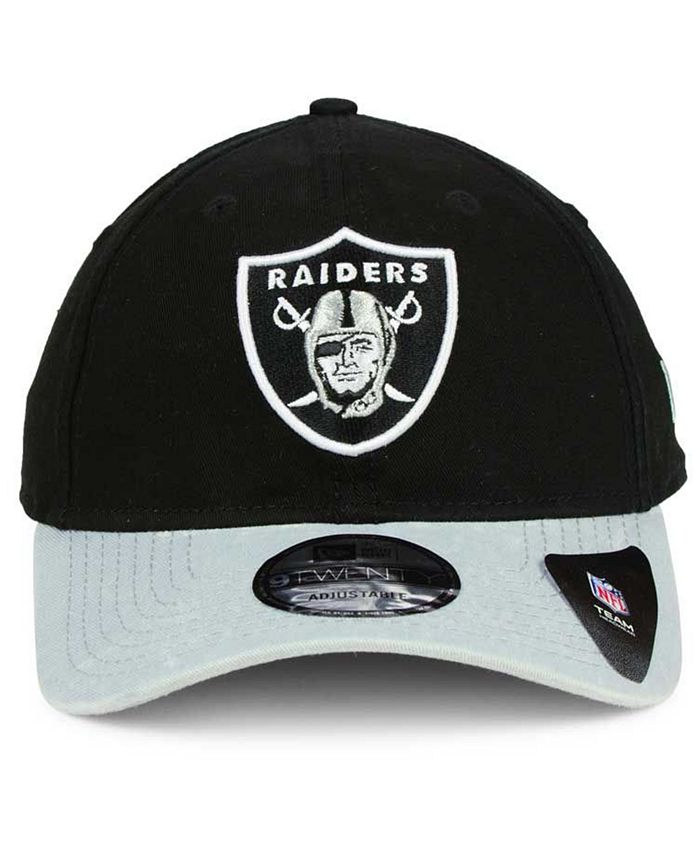 New Era Oakland Raiders Relaxed 2Tone 9TWENTY Strapback Cap - Macy's