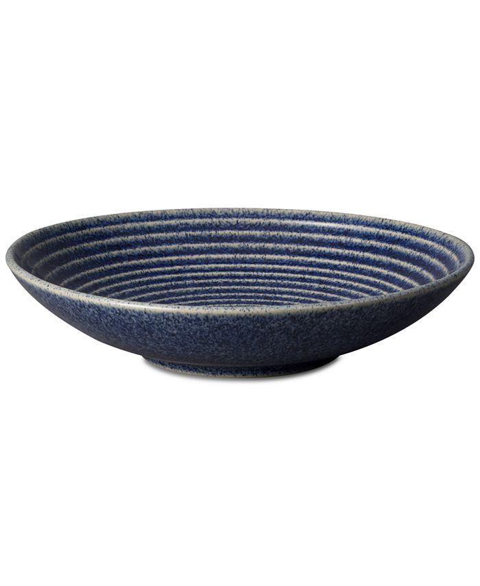 Denby Studio Blue Cobalt Medium Ridged Bowl & Reviews - Serveware ...