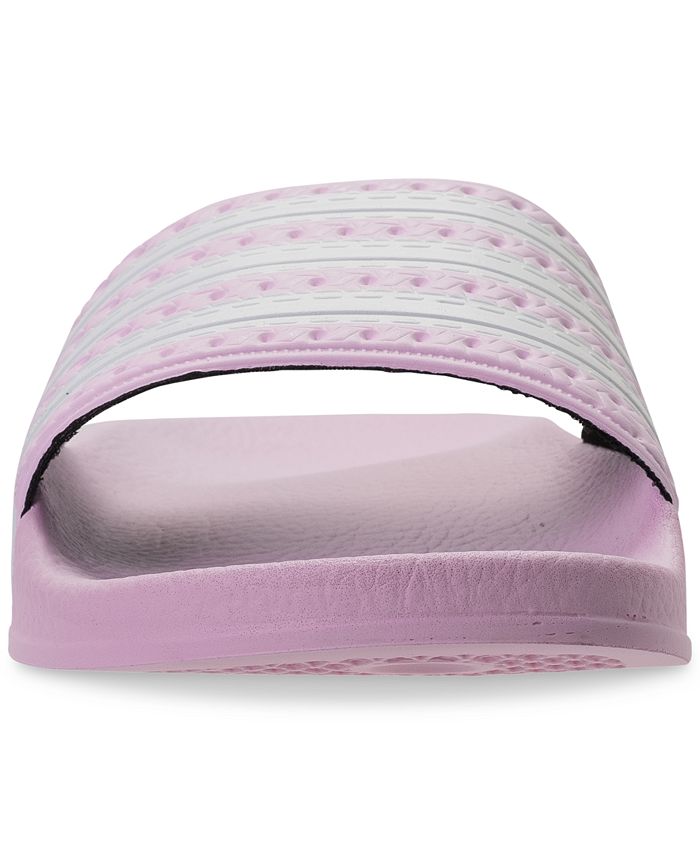 adidas Big Girls Adilette Slide Sandals from Finish Line - Macy's