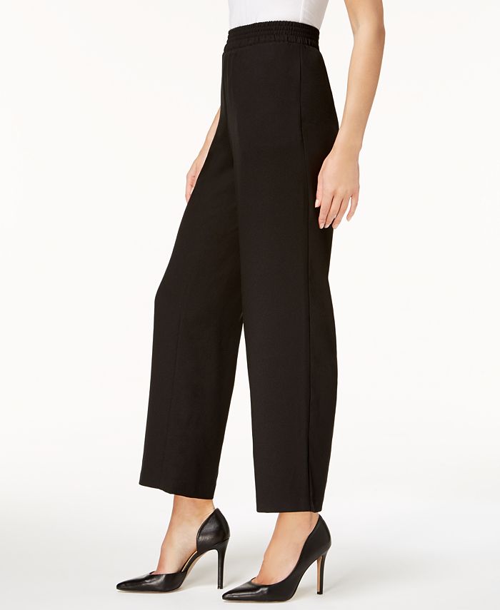 JM Collection Crepe Straight-Leg Pants, Created for Macy's - Macy's