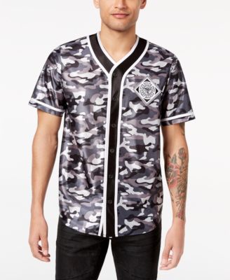 I.N.C. Men's Printed Baseball Jersey, Created for Macy's - Macy's