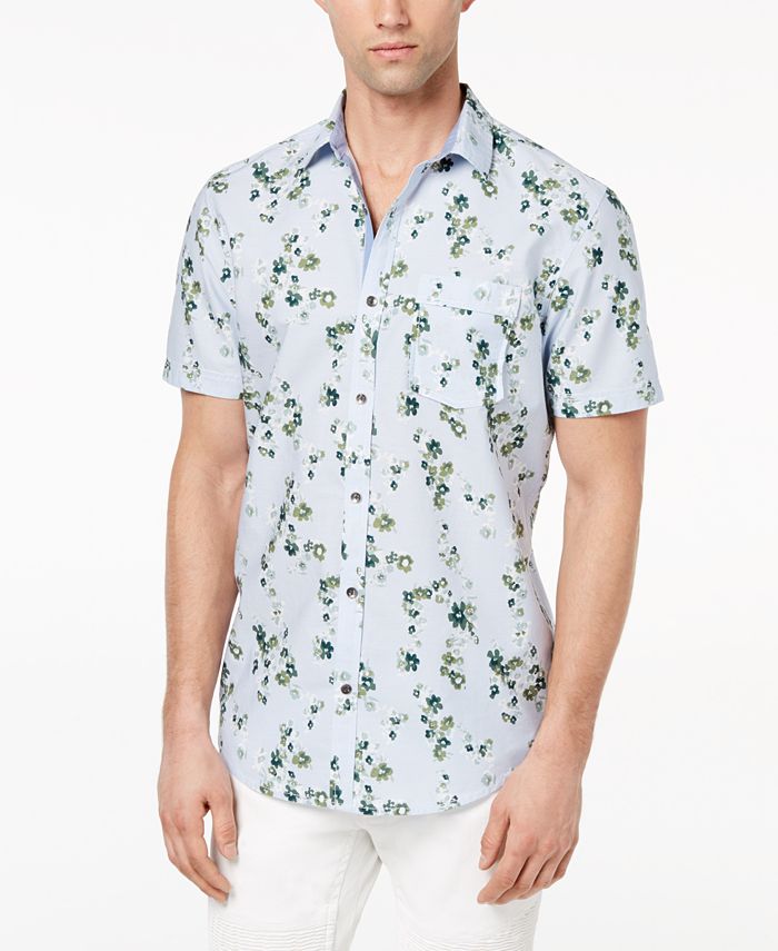 INC International Concepts I.N.C. Men's Harry Floral-Print Shirt ...