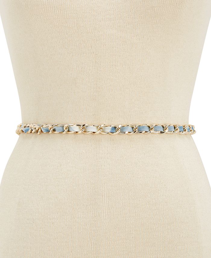 Steve Madden Tie-Dyed Chain Belt - Macy's
