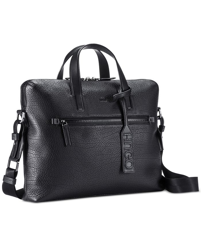 Hugo Boss Men's Victorian Leather Document Case - Macy's