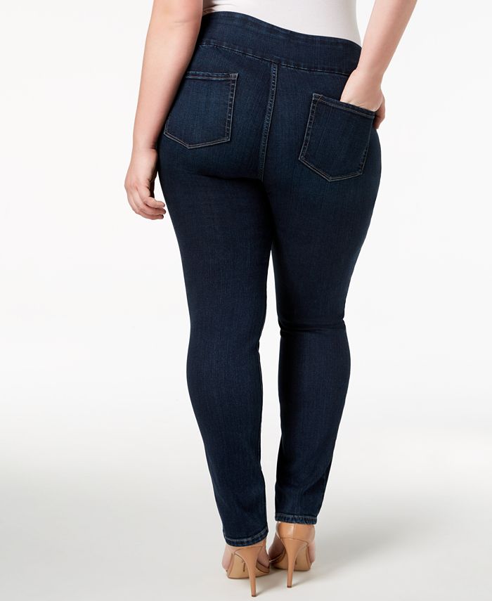 Lee Plus Size Pull-On Skinny Jeans & Reviews - Jeans - Plus Sizes - Macy's