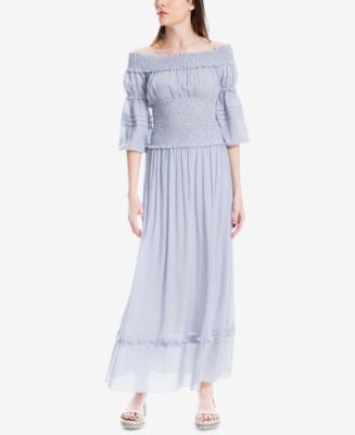Max Studio London Smocked Maxi Dress, Created for Macy's - Macy's
