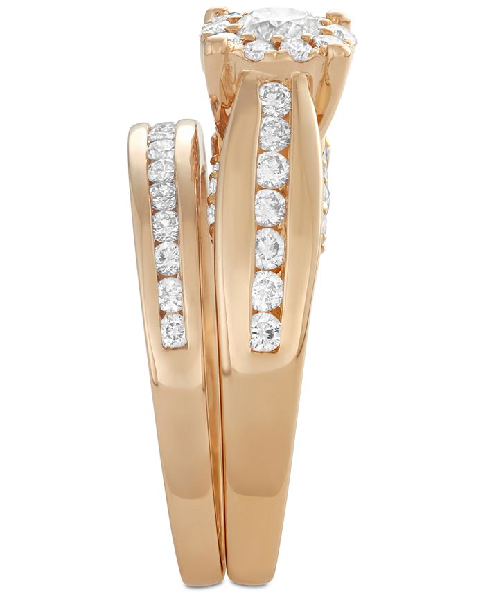 Macy's Diamond Ring Set in 14k Gold (1-1/3 ct. t.w.) - Macy's
