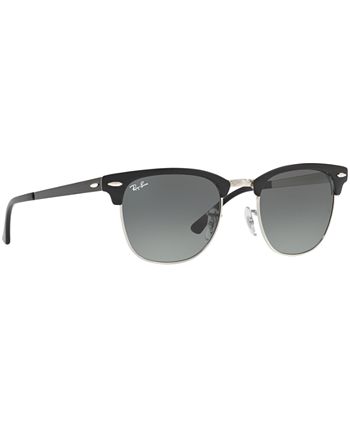 Ray-Ban Sunglasses, RB3716 CLUBMASTER METAL - Macy's
