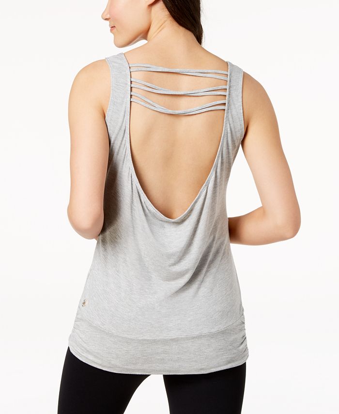 Gaiam Stella Strappy-Back Tank Top - Macy's