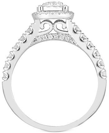 TruMiracle Diamond 3-Pc. Bridal Set (2 ct. t.w.) in 14k White Gold - Macy's