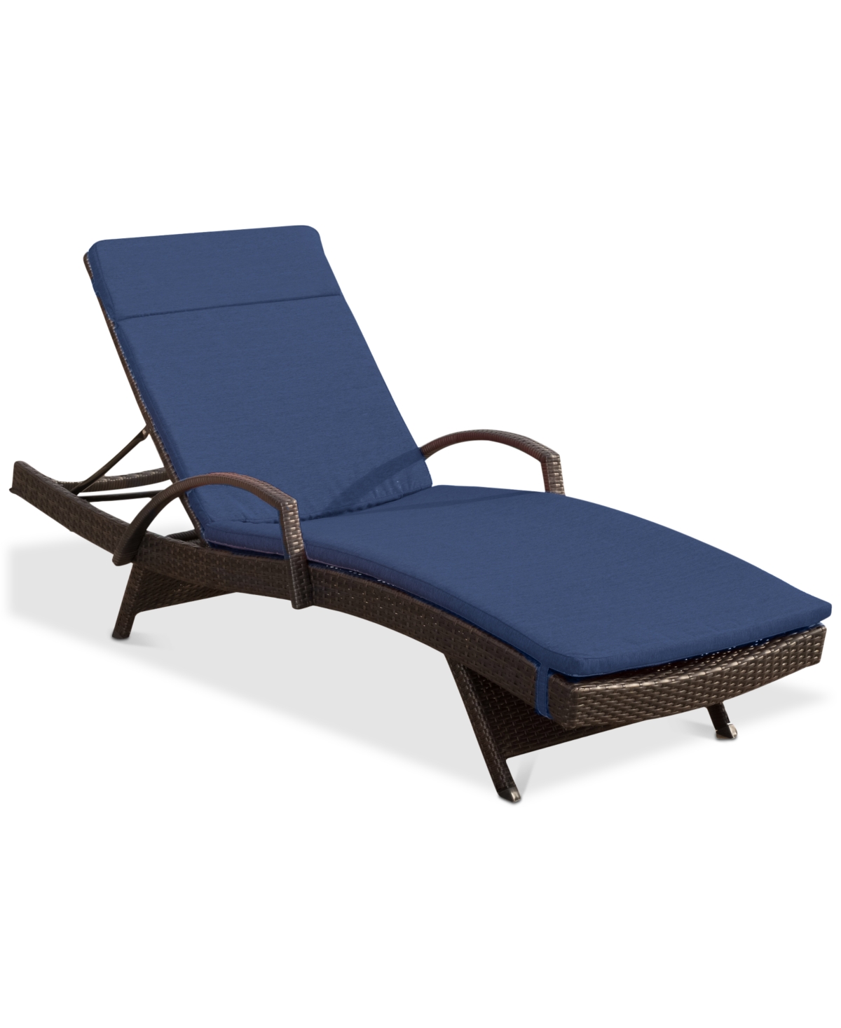 Click here for St. Thomas Outdoor Chaise Lounge - Brown prices