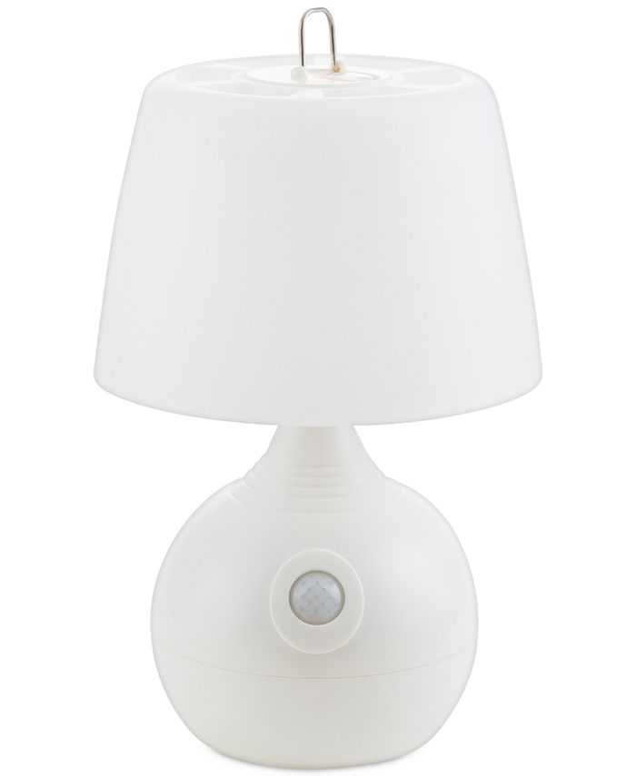 Lavish Home Motion Sensor Lamp, 9.5" x 6" x 6" - Macy's