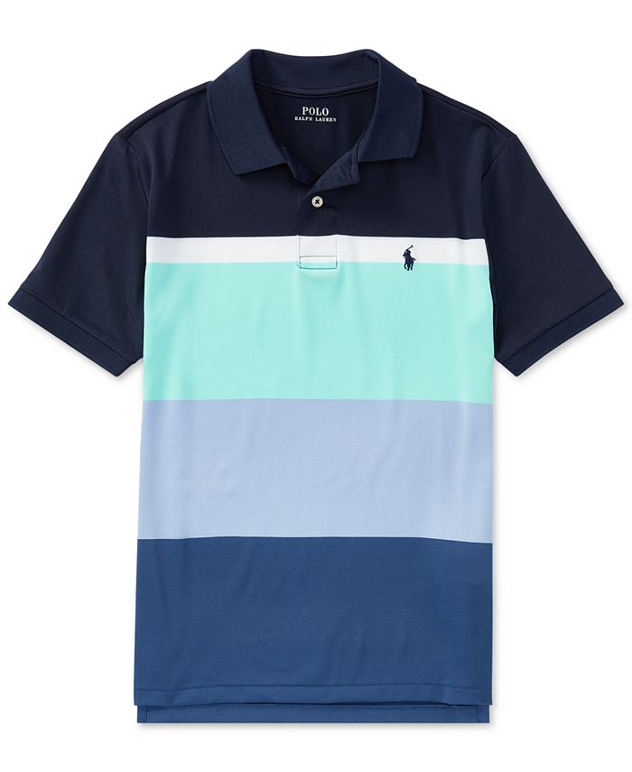 Polo Ralph Lauren Colorblocked Polo, Big Boys - Macy's