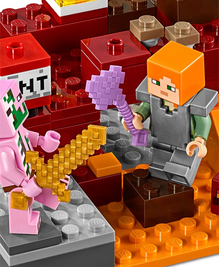 LEGO® Minecraft The Nether Fight 21139 - Macy's